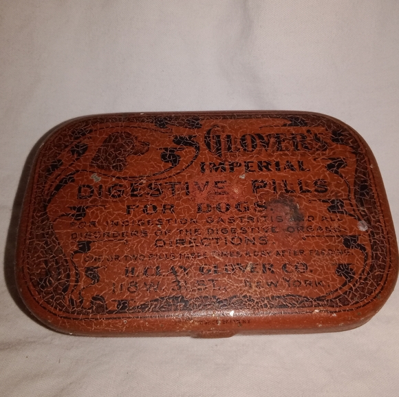 H. Clay Glover Co. | Accents | Vintage Tin Glovers Imperial Digestive ...